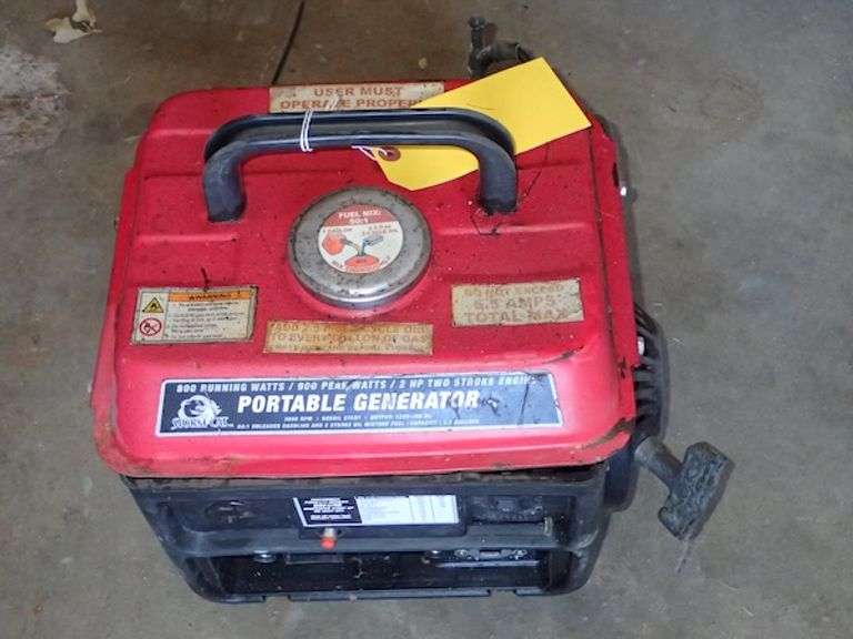 Storm Cat 800 Watt Portable Gas Generator w/ 2 H.P. Two Stroke 63CC ...