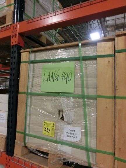 PALLET APPROX. (59) CARTONS 9U30300490 286X306X6MM - Rosen Systems