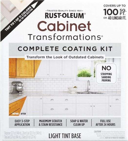 Rust-Oleum - Cabinet Transformations Kit, Color: Light Kit 258109 ...