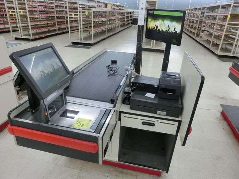 POS EQUIPMENT INCLUDING (1) KILLION BELT CONVEYOR SYSTEM, (1) VERIFONE ...