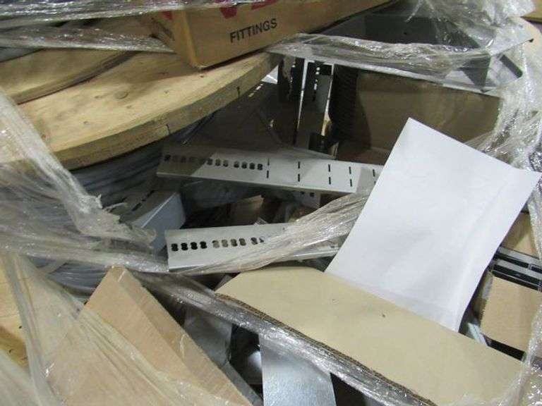 PALLET, ASSORTED CABLE SPOOLS AND MORE AS SHOWN - Rosen Systems