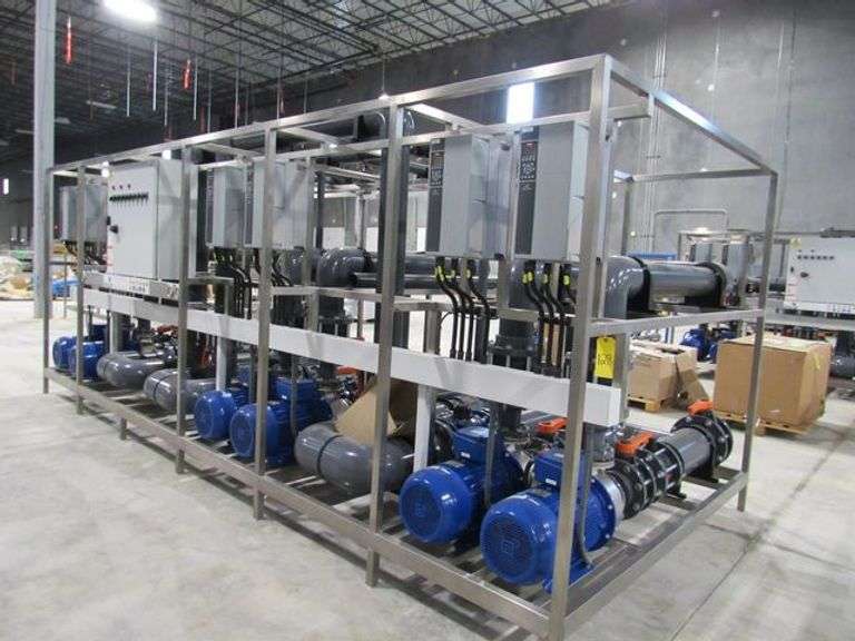 STOLZE IRRIGATION UNIT WITH (6) DANFOSS VLT HVAC DRIVE UNITS, (6 ...