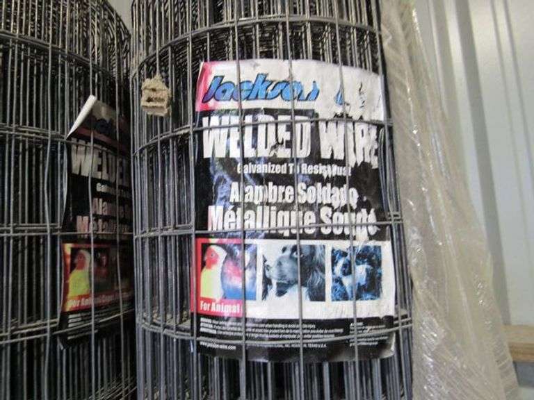 (16) ROLLS, WELDED GALVANIZED WIRE - Rosen Systems