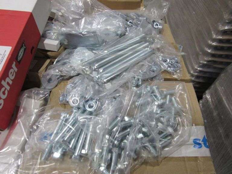 PALLET, ASSORTED HARDWARE AS SHOWN - Rosen Systems