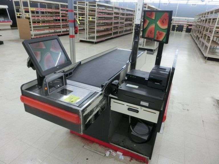POS EQUIPMENT INCLUDING (1) KILLION BELT CONVEYOR SYSTEM, (1) VERIFONE ...