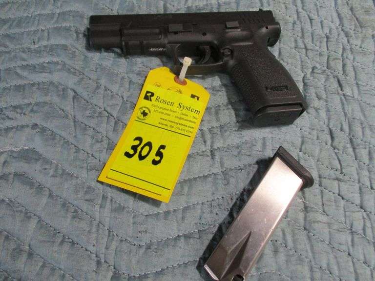 SPRINGFIELD XD TACTICAL, 9MM HANDGUN, LOW CAPACITY, WITH (1) 16+1 ROUND ...