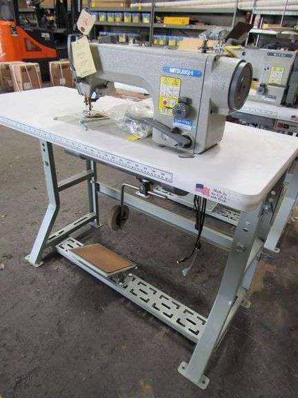 SEWING MACHINE, MITSUBISHI MDL LS2-1780 S/N 220021, SINGLE STITCH, ON ...