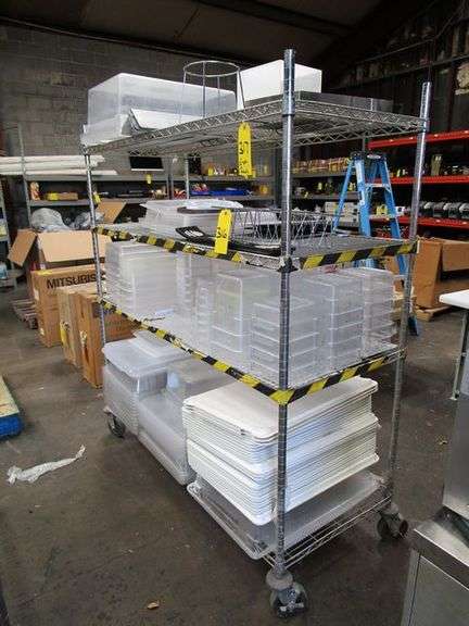 PORTABLE METRO RACK *EMPTY* APPROX. 24" X 60" X 6' TALL *DELAY PICK UP ...