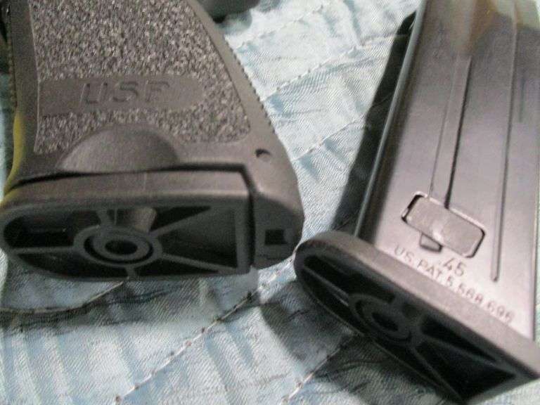 HECKLER & KOCK USP45 EXPERT 45 ACP SEMI AUTO PISOL, 5.2IN BLACK PISTOL ...