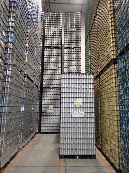 (14) PALLETS OF 16 OZ. STANDARD ATULC BRITE EMPTY CANS - APPROX. 87 ...