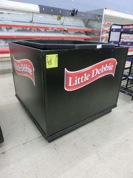 LITTLE DEBBIE WOOD DISPLAY AS SHOWN - APPROX. 47" X 47" X 39" - Rosen ...
