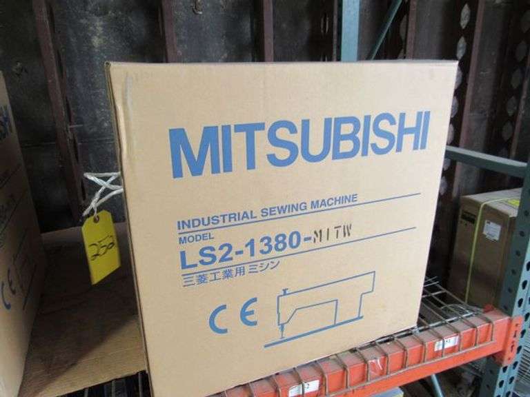 INDUSTRIAL SEWING MACHINE, MITSUBISHI MDL LS2-1380-MITW SINGLE NEEDLE ...