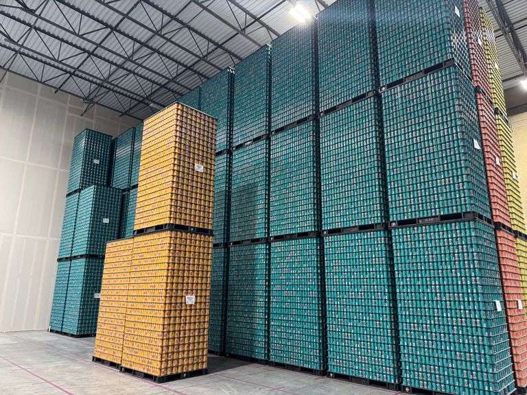 (112) PALLETS OF EMPTY PRINTED CANS - APPROX. 914,928 CANS - Rosen Systems