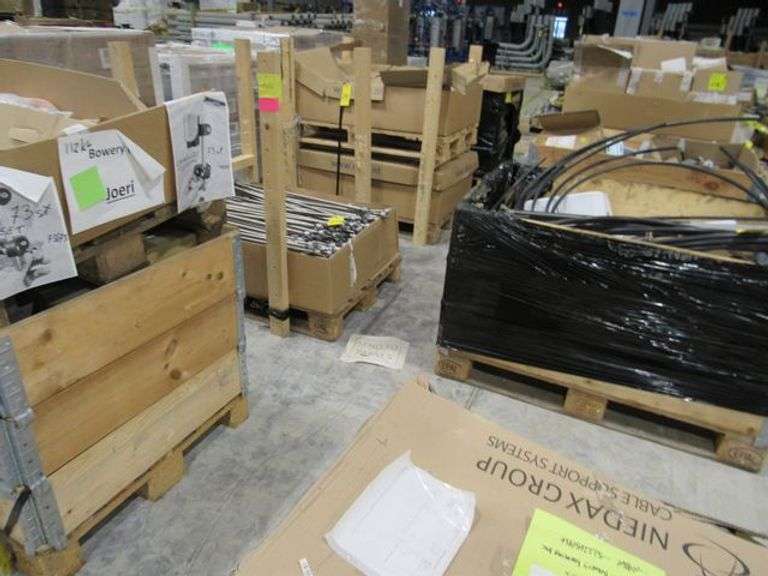 LOT, APPROX. (15) PALLETS ASSORTED HARDWARE INCLUDING LMT SWITCHES ...