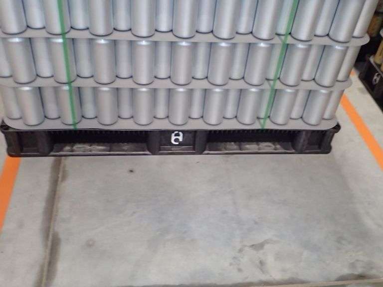 (14) PALLETS OF 16 OZ. STANDARD ATULC BRITE EMPTY CANS - APPROX. 87 ...