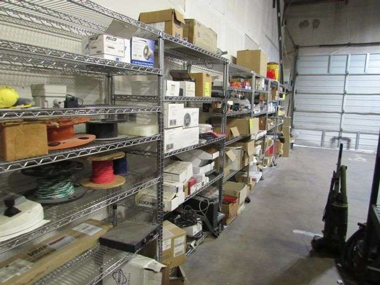 *EMPTY* PORTABLE METRO RACK - 18" X 48" X 6' TALL (sold 6x the money ...