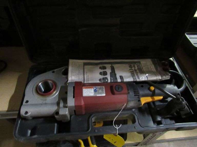 CENTRAL MACHINERY, PORTABLE ELECTRIC PIPE THREADER ITEM 62203 110-V ...