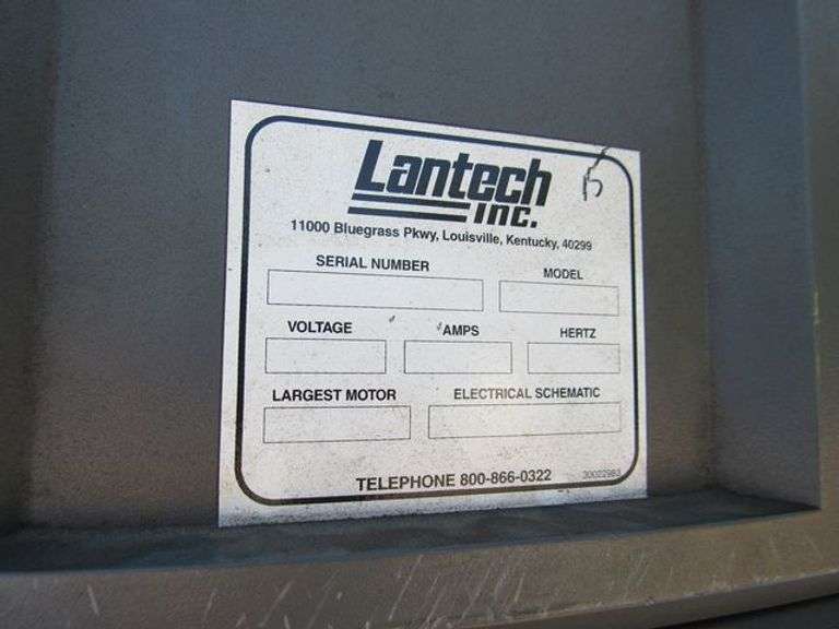 LANTECH Q-300 XT/Q-400XT PALLET-WRAPPER WITH APPROX. 60" TURN TABLE AND ...