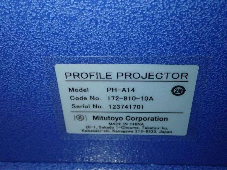 MITUTOYO PH-A14 PROFILE PROJECTOR - Rosen Systems