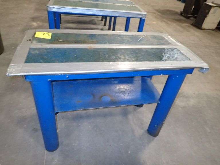 STEEL WORK TABLE 4' X 2' X 2'9" - Rosen Systems