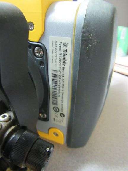 TRIMBLE RTS 873 3" DR HP TOTAL ROBOTIC STATION W/(2) BATTERIES, ALSO ...