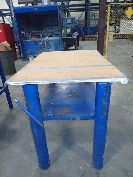 STEEL WORK TABLE 4' X 2'8" X 3'5" - Rosen Systems
