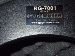 GAGEMAKER RG-7001 4"-8" EXTERNAL THREAD ROLL GAUGE W/ CASE - Rosen Systems
