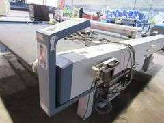 ZUND FLATBED DIGITAL CUTTER MDL L-2500CV S/N L0250495 - TABLE APPROX ...
