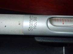 STARRETT #98 LEVEL W/ VEIL AND WOODEN CASE - Rosen Systems