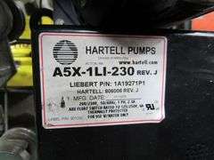HARTELL PUMP A5X-1LI-230 WITH FASCO MOTOR - Rosen Systems