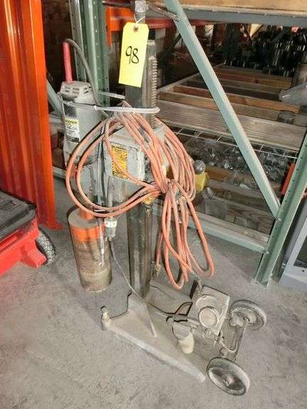 MILWAUKEE PORTABLE DYMO DRILL MDL 4095 115-V WITH HEAVY DUTY RIG ...