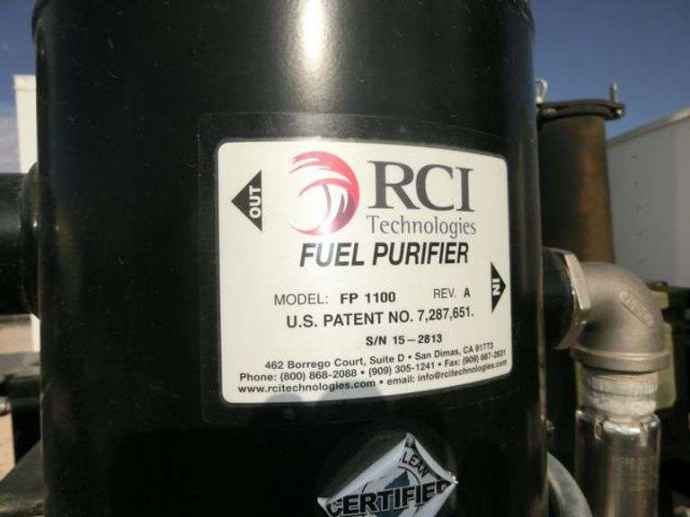 LOT, (2) PORTABLE CARTS WITH RCI FUEL PURIFIER SYSTEM MDL FP1100 WITH ...