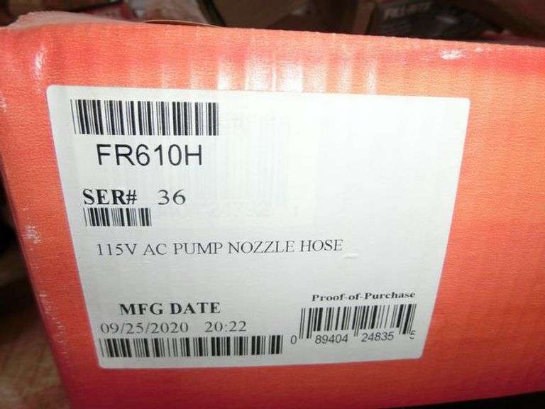 PALLET, FILL-RITE HIGH-FLOW TRANSFER PUMPS MDL FR61OH, FILL-RITE ...