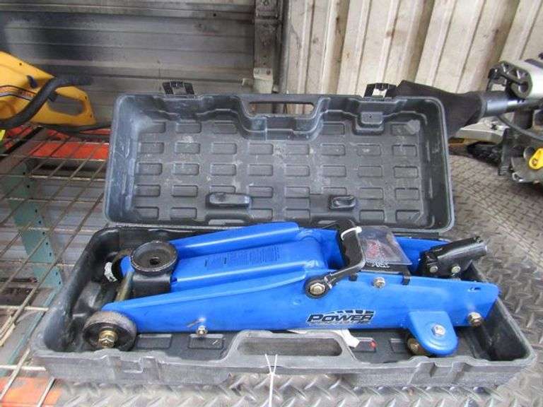 2-1/4-TON HYDRAULIC TROLLEY JACK POWER TORQUE WITH CARRYING CASE *NO ...