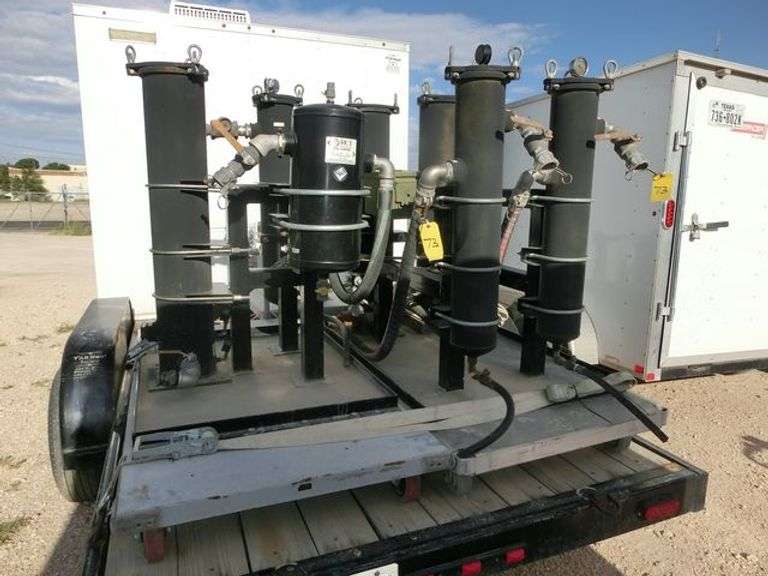 LOT, (2) PORTABLE CARTS WITH RCI FUEL PURIFIER SYSTEM MDL FP1100 WITH ...