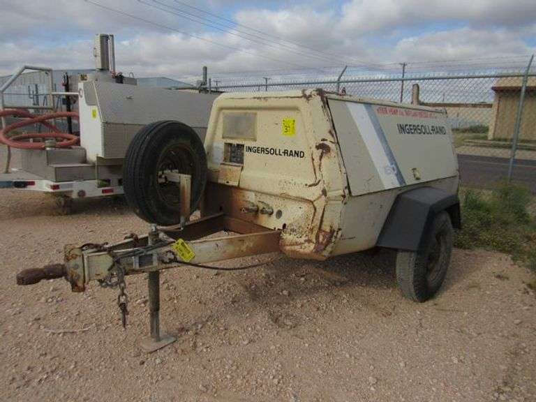 INGERSOLL RAND TRAILER MOUNTED AIR COMPRESSOR, VIN 182817U90178 - Rosen ...