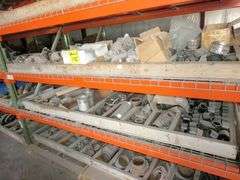 CONTENTS OF (5) SECTIONS OF PALLET RACKING INCLUDING ASSORTED HARDWARE ...