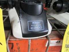 (2) MICROSCOPE NIKON E200 *NO POWER CORD* - Rosen Systems