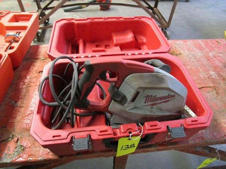 MILWAUKEE 8" METAL CUTTING SAW MDL. 6370-20, 120V, W/CASE - Rosen Systems