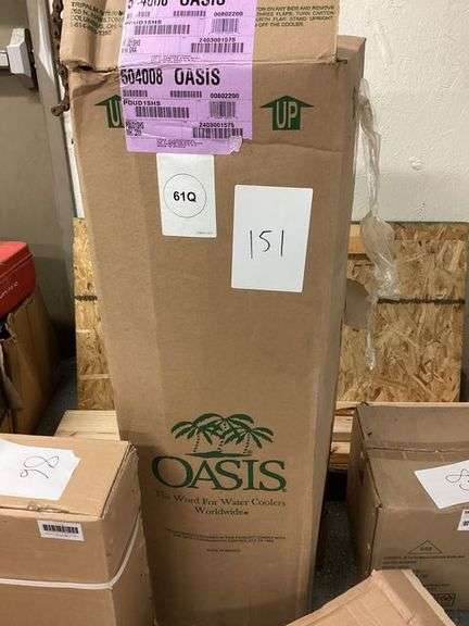 OASIS WATER DISPENSER 40-1/2" h x 12-3/4" w COLD/HOT, POUDISHS - Rosen ...