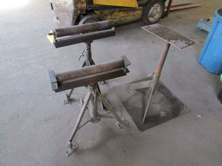 LOT (3) ASSORTED PIPE STANDS - Rosen Systems