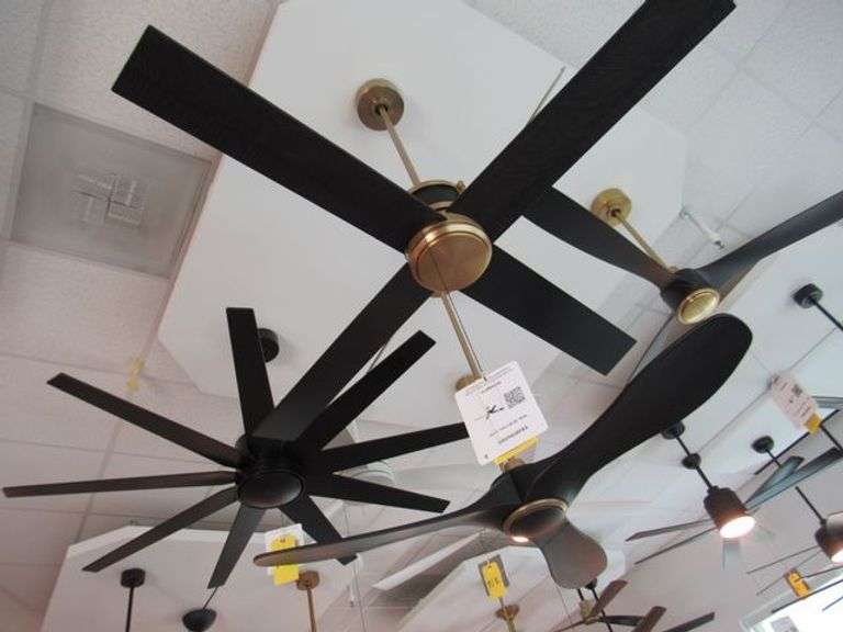 LOT OF (6) ASSORTED CRAFTMADE CEILING FANS, #INS54W3, PHB60SB3 ...