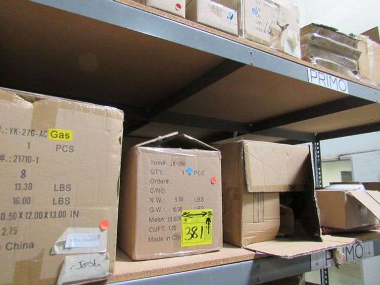 LOT OF (14) BOXES YK-20E SIDE GLASS, YK27G-ACGAS LANTERN, MAXIM LANTERN ...
