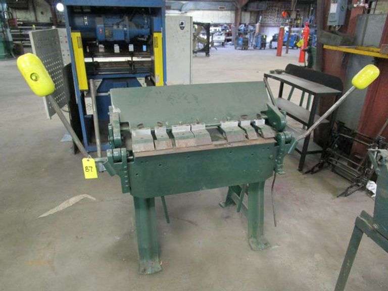 36" MANUAL HAND BRAKE PRESS, NO INFO - Rosen Systems