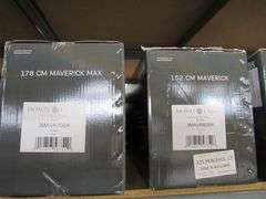 LOT OF (7) BOXES, (1) 70" MAVERICK MAX MONTE CARLO 3MAVR70BK, (2) 60 ...