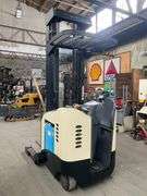 CROWN RR5220-45 STANDUP ELECTRIC REACH TRUCK, S/N 1A259340 - Rosen Systems