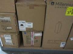 LOT OF APPROX. (19) BOXES ASSORTED RETURN LIGHTING/FIXTURE ITEMS ...