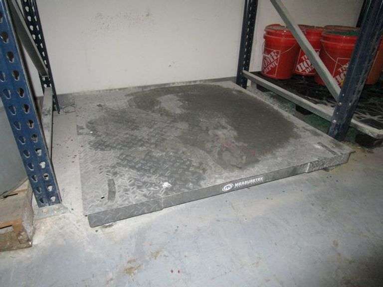MEASURE TEK PLATFORM SCALE MDL EHI-E1 WITH DIGITAL READ OUT, PLATFORM ...