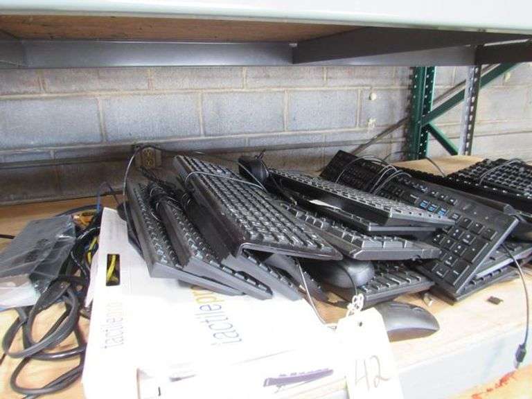 LOT OF ASSORTED KEYBOARDS, MOUSES, ETC. - Rosen Systems