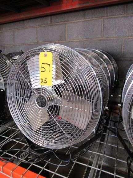 TPI INDUSTRIAL 18" WALL MOUNT FAN MDL. U18-TE, 120V, (sold 5x the money ...